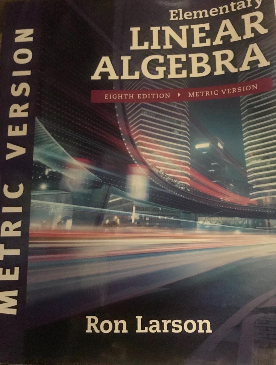 myPushop - Libreria Dias | Larson Elementary Linear Algebra Metric Edition